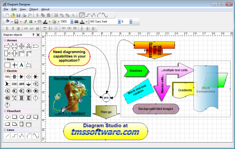 TMS Diagram Studio | Delphi for delphier