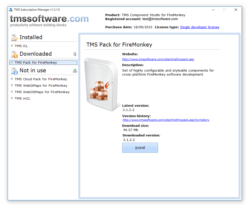 Tms Software Vcl Fmx Aspnet Net Controls And Components For Delphi Cbuilder And Visual