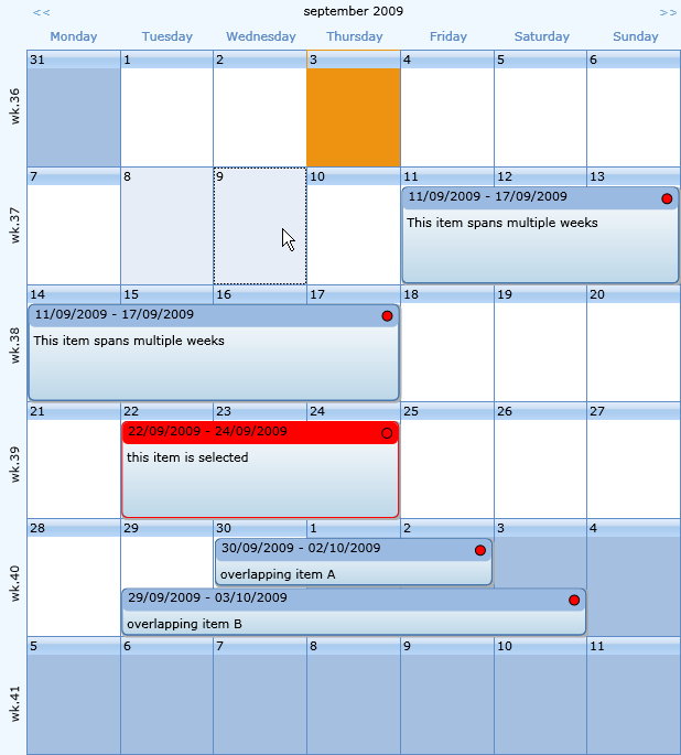 TMS Software | Silverlight - WPF Components for Visual Studio | TMS Silverlight - WPF Planner
